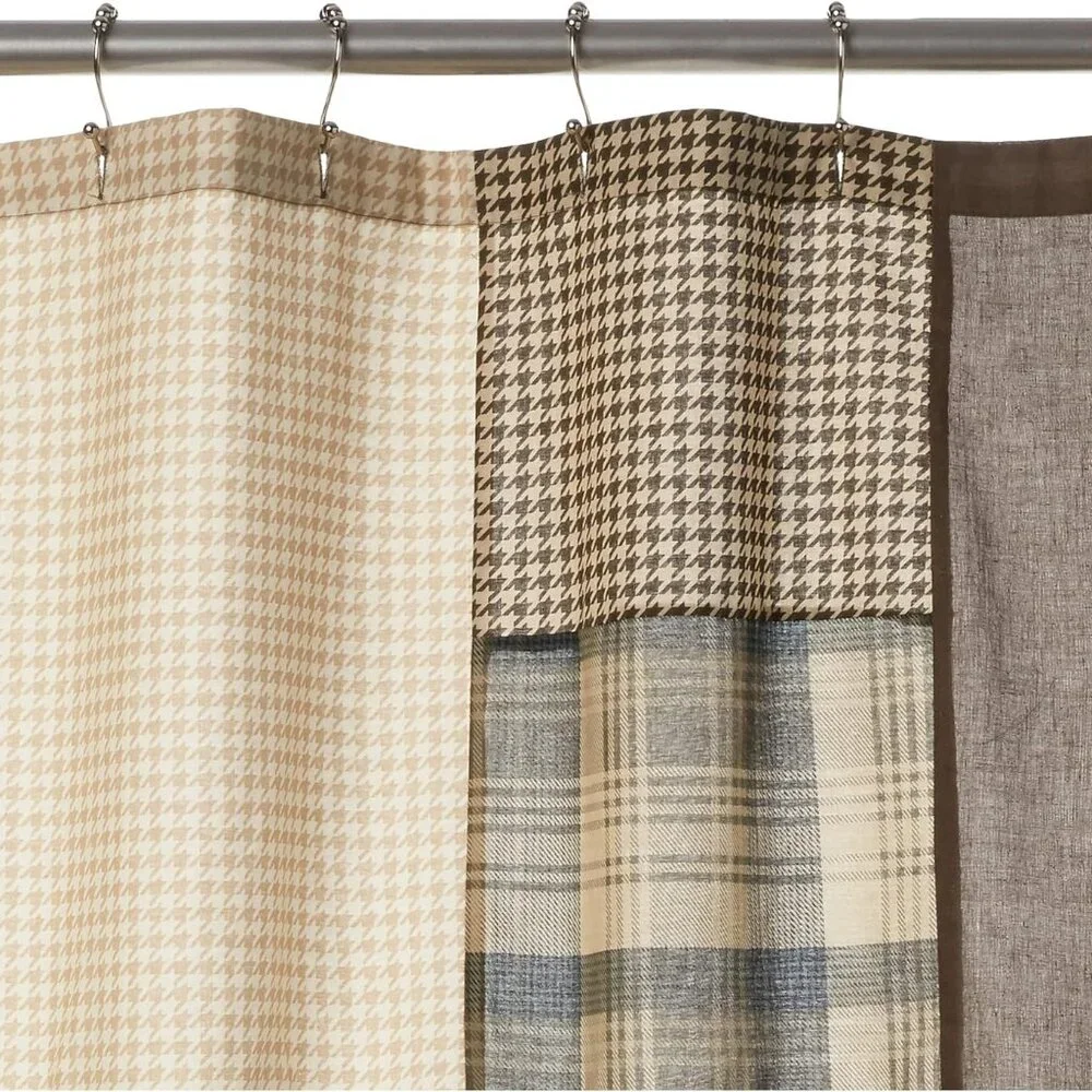 Other | Cozy Farmhouse Cotton Shower Curtain 72 X 72 Winter Hills ...
